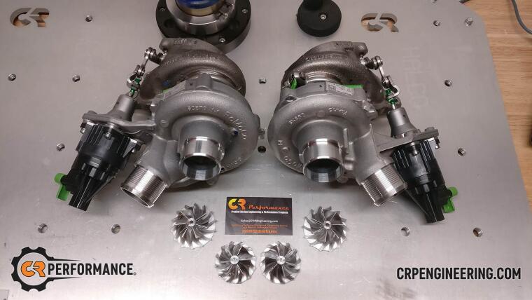 2017 F-150/Raptor 3.5L EcoBoost Stage 5 46mm / 50mm CR 8 Blade Turbine ...