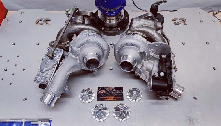 2021-2023 F-150 Raptor 3.5L Ecoboost Stage 3 46mm Upgrade Turbo Set ...