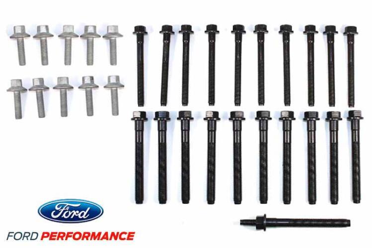 Ford Performance Main Cap Bolt Kit - Coyote | FRDM6345-M52 | Livernois ...