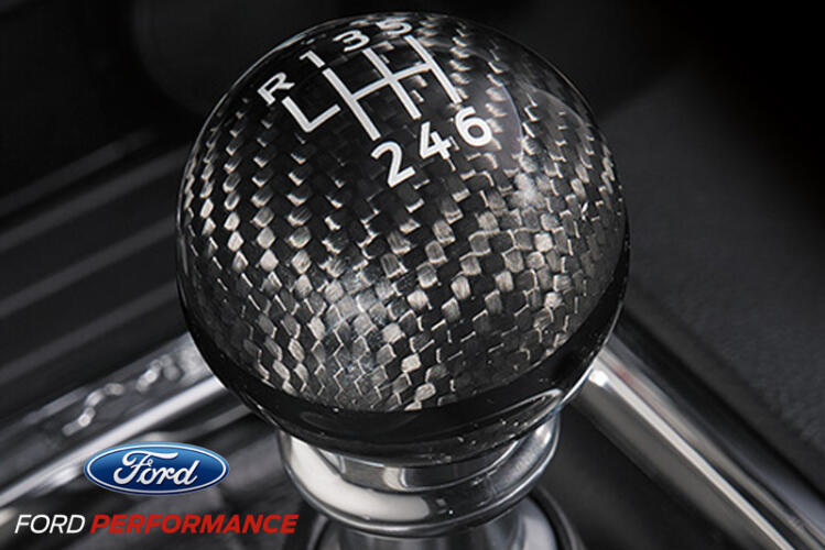 Ford Performance Carbon Fiber Shift Knob Mustang FRDM7213 MCF Livernois Motorsports